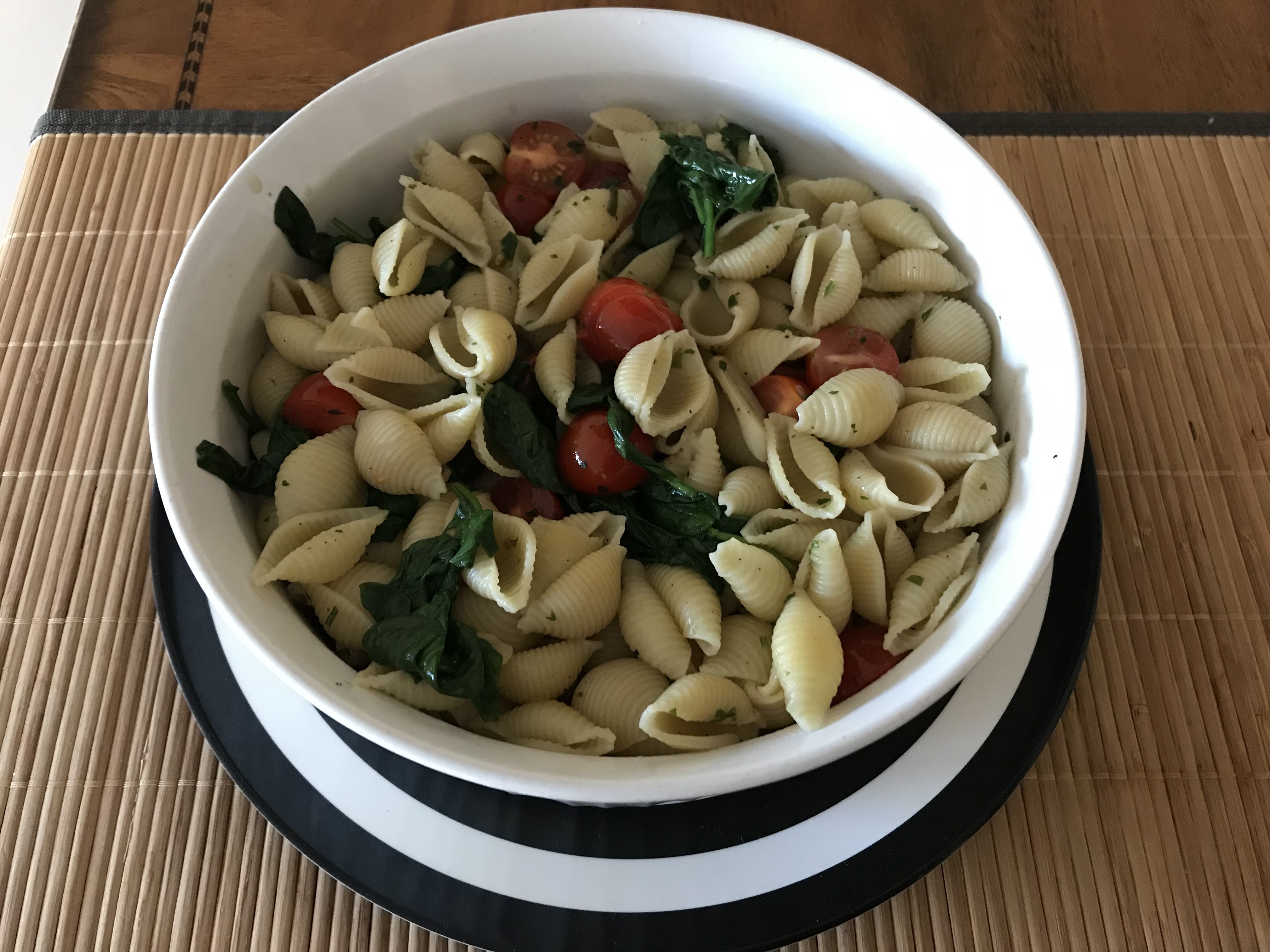 Simple Pasta Shells with Vegetables - JulietKitchen.com