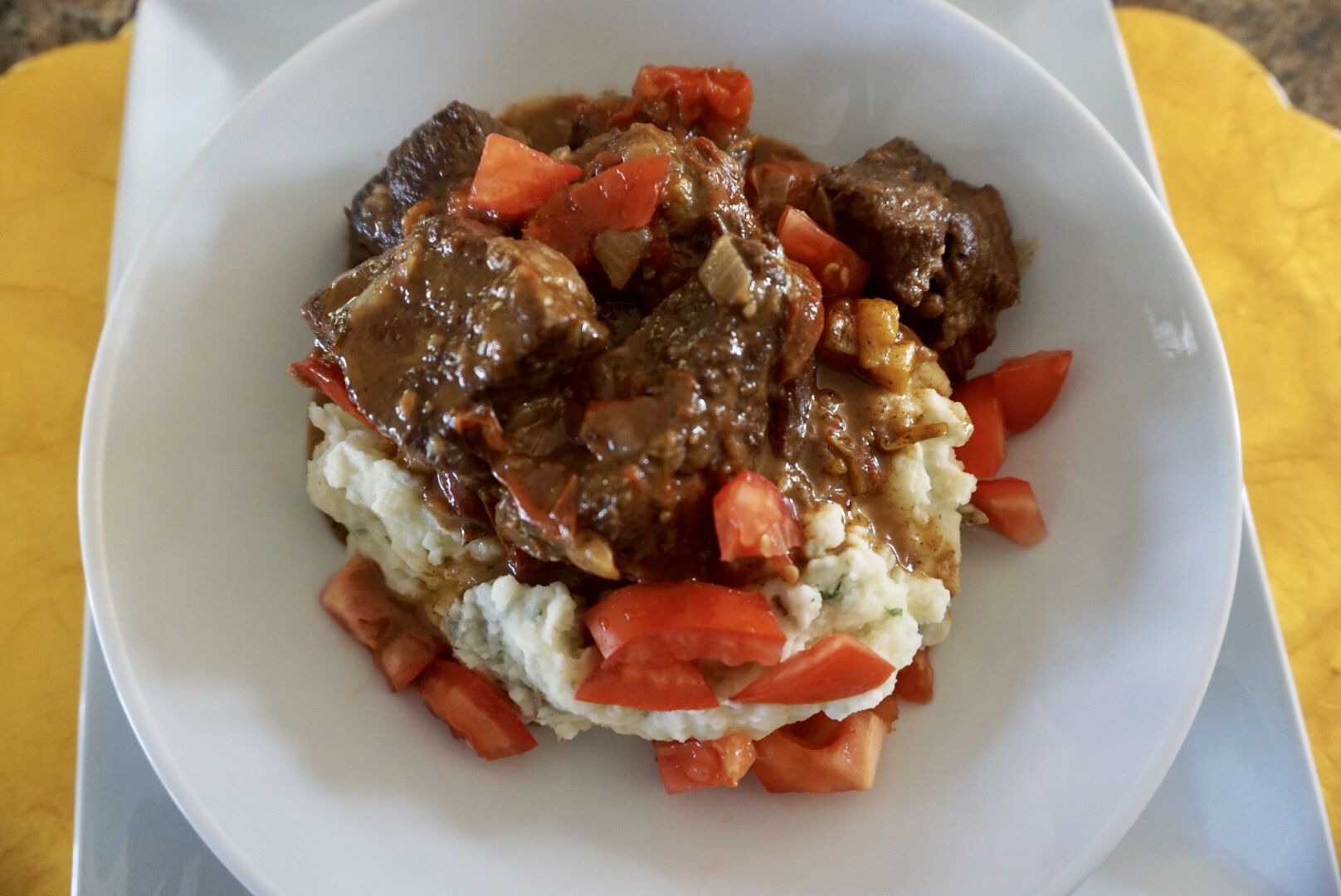Mediterranean Style Beef Short-ribs Stew - JulietKitchen.com