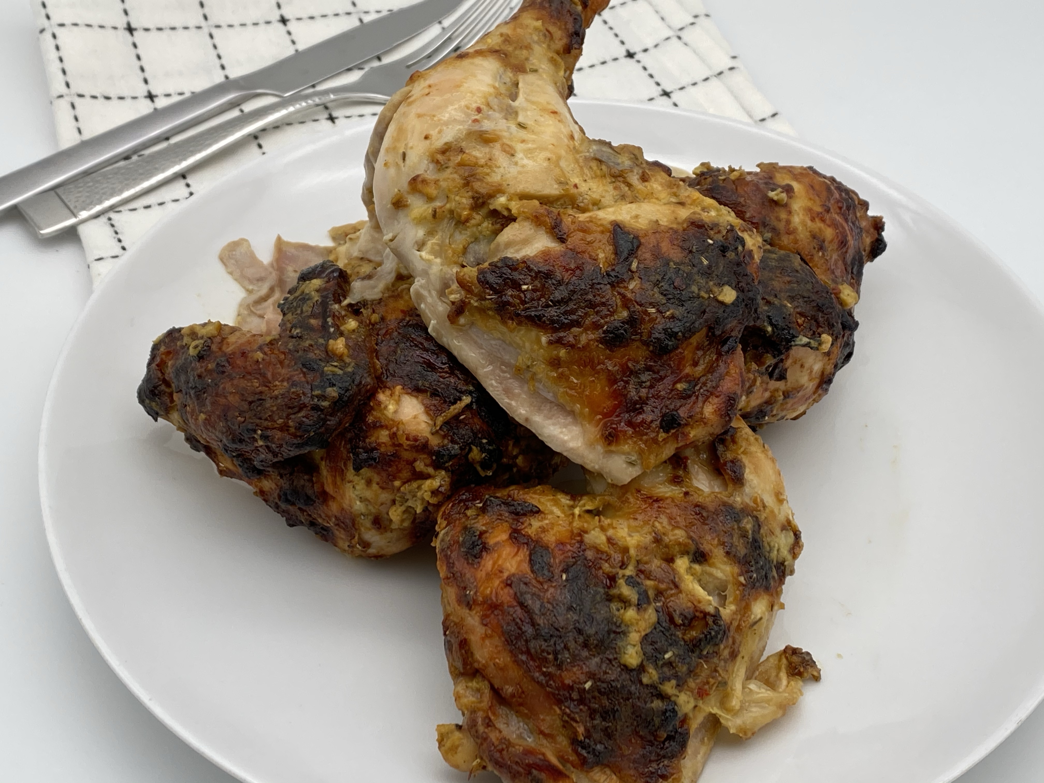 EASY: Roasted Mustard Chicken - JulietKitchen.com