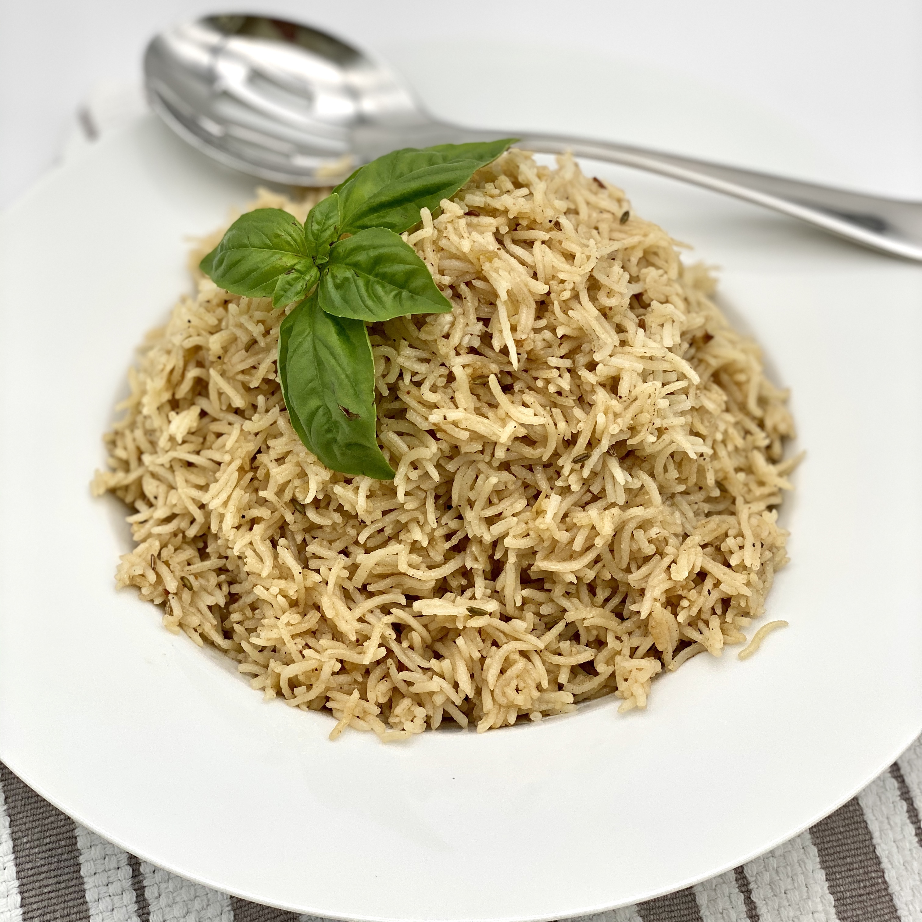 Fennel Basmati Rice - JulietKitchen.com