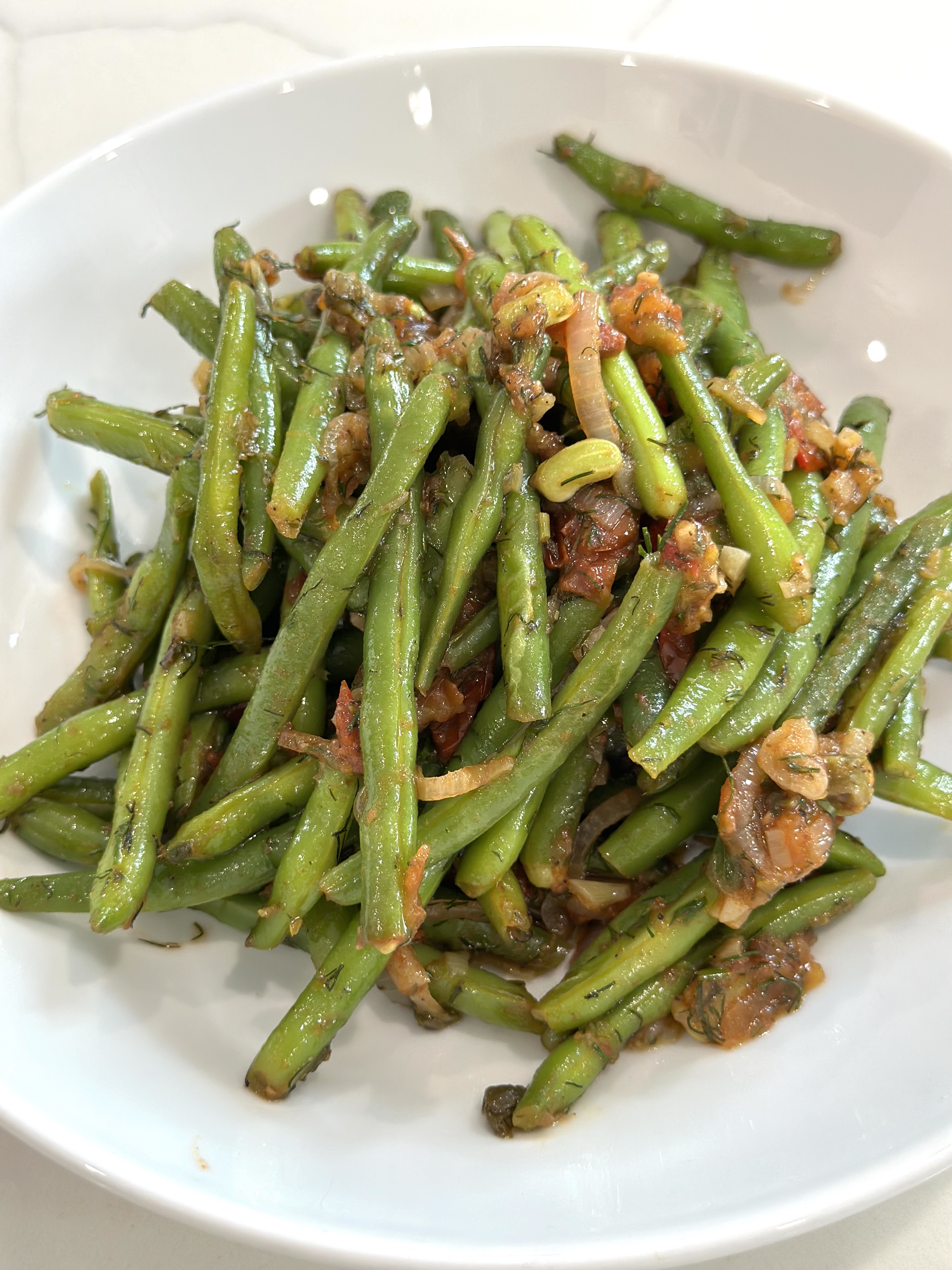 Sautéed Haricot Verts Recipe - JulietKitchen.com